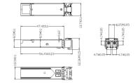 China AFCT-5710ALZ  1.25Gbps SFP Transceiver, Single Mode, 10km Reach LS-SM3124-10NI for sale