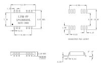China Low Profile SMT Ethernet Transformer 1.98mm LP41604ANL 10 / 100Base-T Lan PCB for sale