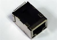 China JXD6-0001NL CONN SMD,1X1,100P,1:1,GY RJ45 Single Port Ethernet Modular Jack for sale