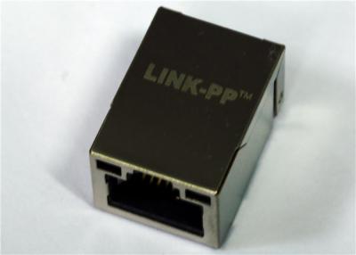 China JXD6-0001NL CONN SMD,1X1,100P,1:1,GY RJ45 Single Port Ethernet Modular Jack for sale