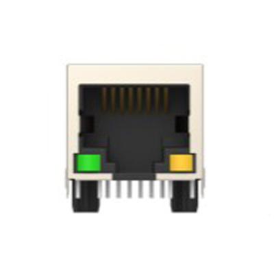 China 6-2337992-8 Ethernet Jacks with Integrated Magnetics and POE for sale