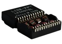 China PT61020EL 1000BASE-T PoE+ Magnetic 1:1 24 PINS SMT Transformer for sale