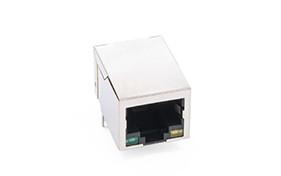 China AR11-3695I Rj45 10/100 BaseT W/LED No EMI Fingers, Tab Down , Inudstrial Temp for sale