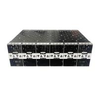 China 2x6 SFP+ Cage & Connector With EMI Spring Finger and Light Pipe for sale