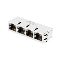 China LPJG48831A52NL Quad Port RJ45 Connector With Integrated Magnetic for sale