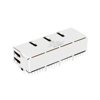 China LPJG48831A52NL Quad Port RJ45 Connector With Integrated Magnetic for sale