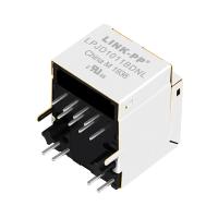 China Vertical Step File RJ45 Jack HFJV1-2450-L12RL 10/100Base-T LPJD1011BDNL for sale