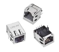 China SS-700810-NF 8P8C Single Port RJ45 Jack Unshielded LPJE180-0NNL for sale