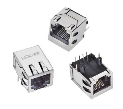China SS-700810-NF 8P8C Single Port RJ45 Jack Unshielded LPJE180-0NNL for sale