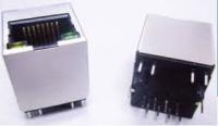 China ARJM11K-111071A 10/100Base-T Vertical RJ45 Connector with LEDs for sale