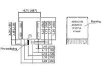China ARJM11K-111071A 10/100Base-T Vertical RJ45 Connector with LEDs for sale