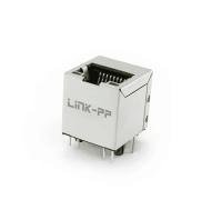 China JXD2-0010NL , LPJD4012BENL Vertical Magnetics Rj45 Modular Jack 10/100Mbps for sale