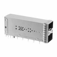 China UE86-3G1620-30361 SFP 2X1 Cace Connector with EMI Finger Light Pipe for sale