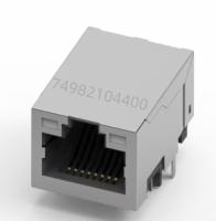 China 74982104400 100BASE-TX WE-RJ45 LAN Through Hole Reflow Series for sale