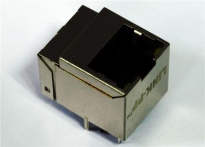 China HFJV1-E2450-L78RL Rj45 Vertical With Magnetics Ethernet Connector PCB Jack for sale