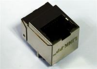 China HFJV1-E1G46-L12RL Equivalent Ethernet Connectors 1G EXT TEMP Vertical RJ45 MAG for sale