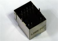 China HFJV1-1G46-L12RL Equivalent Ethernet Connectors 1G EXT TEMP Vertical RJ45 MAG for sale