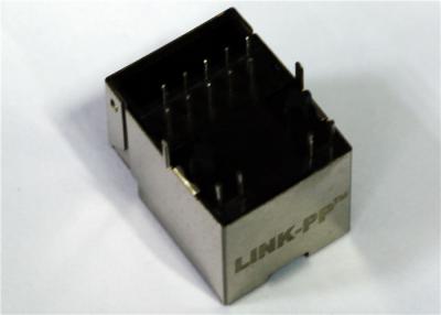 China HFJV1-1G46-L12RL Equivalent Ethernet Connectors 1G EXT TEMP Vertical RJ45 MAG for sale