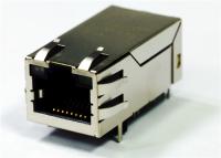 China Equivalent ARJP11C-MASD-AB-A-FM2 1 Port RJ45 Magjack Coon R/A 10/100Mbps Network for sale