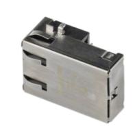 China 1840437-1 Mid-Plane Gigabit RJ45 Connector Shielded With LEDs for sale