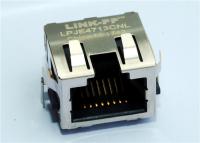China Mid mount RJ45 Connector PCB Mounting Low Profile TH, LPJE4713CNL Shielded for sale