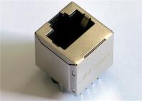 China LPJE681-3DNL Shielded Vertical RJ45 Jack , 1 x 1 Port IEEE802.3 Ethernet for sale