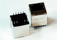 China XRJV-S-01-8-8-1 	Vertical RJ45 Jack 8P8C Shielded Green- Yellow LED, LPJE651-0BGNL for sale