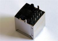 China SI-46008-F Vertical RJ45  MAGJACK 1PORT 100 BASE-T Unshielded for sale