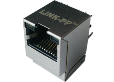 China 1840469-1 POE Vertical RJ45 Jack Integrated with Rectifier Bridge, Green LED for sale
