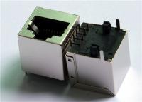 China 85508-5001 Vertical RJ45 Jack 8P8C Shielded Modular Connector Top Entry for sale