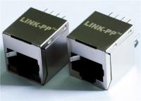 China LPJD4012DNL , Vertical Entry Rj45 with Magnetic SI-16001-F 10/100Base-T for sale
