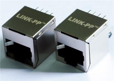 China LPJD4012DNL , Vertical Entry Rj45 with Magnetic SI-16001-F 10/100Base-T for sale