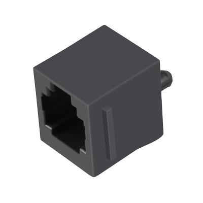 China SS-6546-NF RJ45 Modular Jacks Unshielded Vertical Orientation for sale