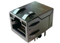 China HFJT1-1G01-L11RL RJ45 With Integrated Magnetics1x1 Tab-Up Gigabit  FastJack for sale