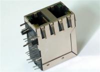 China LPJG17610AANL Stacked RJ45 Cross XMH-2116D3018 Dual 2x1 Port 1000Mbps Connector for sale