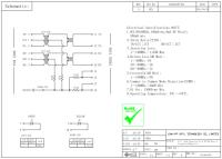 China Two Ports RJ45 Connector LED Integrated 100M Magnetics LPJ17087AENL for sale