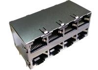 China 1-5569262-1 Rj45 Jack Equivalent pin to pin Ethernet Connector Horizental Entry for sale