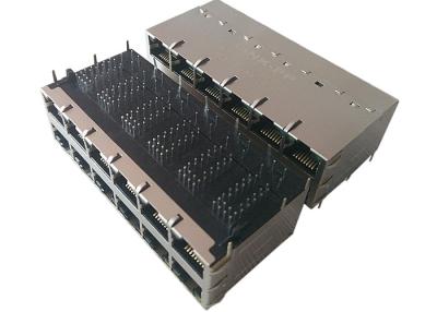 China J0B-0386NL CONN MAGJACK 12PORT 1000 BASE-T 2x6 POE+ Ethernet Socket for sale