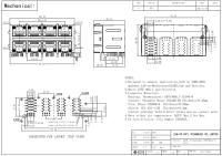 China XFGIGH-STKVDGY8-4 Stacked RJ45 2x4 Ports Shielded w/LEDs Magnetic Integrated for sale