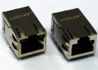 China XRJH-12-01-8-8-X Modular Jack Shielded Right Angle LPJG17303AGNL 25.4mm Length for sale
