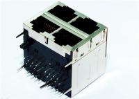 China SI-30108-F 10 / 100 BT Stacked RJ45 Jack Shielded Wireless Network  LPJ27202CNL for sale