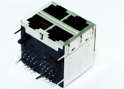 China SI-30108-F 10 / 100 BT Stacked RJ45 Jack Shielded Wireless Network  LPJ27202CNL for sale