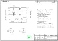 China SI-40131 SI-60082-F Ethernet Rj45 MagJack 10/100BaseT , 1X2, G/G, Tab Down for sale