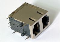 China 5569381-1 MOD JACK 8P8C R/A SHIELDED 2x1 Shielded w LED for sale