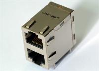 China 615016240521 2x1 Port Cat 3 Modular Jacks Horizontal Shielded RJ45 for sale