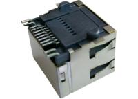 China 634008137521 Horizental Entry SMT R45 Modular Jack Shielded With LEDs for sale