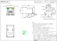 China J1011F01PNL | LPJ1011BBNL 10/100 Base-TX RJ45 1x1 Tab-UP with LEDs 8-pin for sale