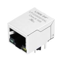China 1000Base-T Magjack HR911130A LPJG0806FBNL Gigabit RJ45 Connector for sale