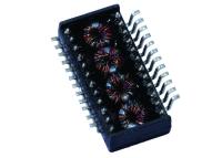 China Single Port L22N001-0 1000 BASE –T Magnetics For Ethernet Lan Filter SMT 24Pin for sale