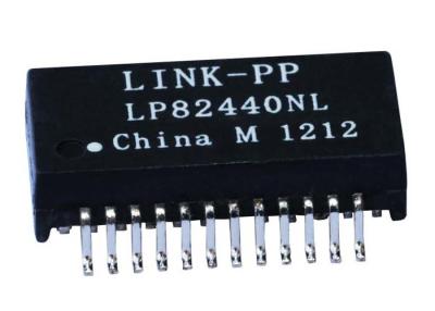 China Single Port L22H003-L 10G Base-T Gigabit Ethernet SMD LAN Transformer for sale
